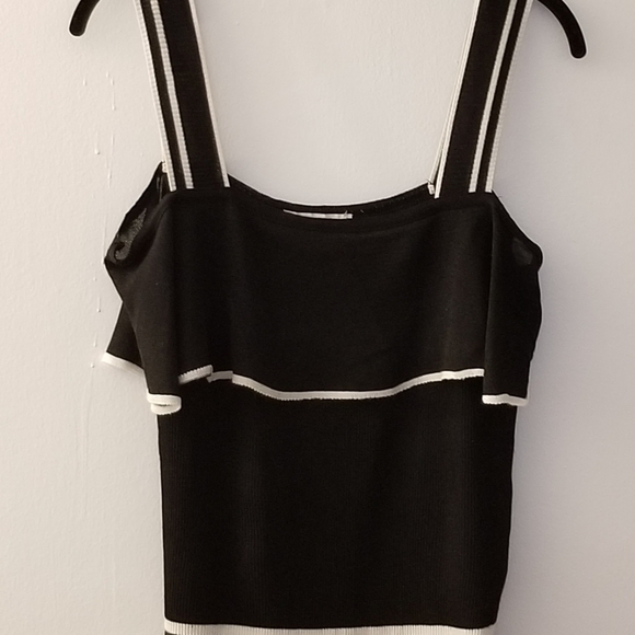 Zara | Tops | Zara Strappy Knit Top | Poshmark
